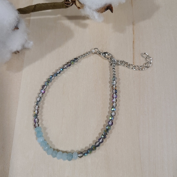 Jewelry | New Gorgeous Labradorite And Peruvian Opal Bracelet With ...